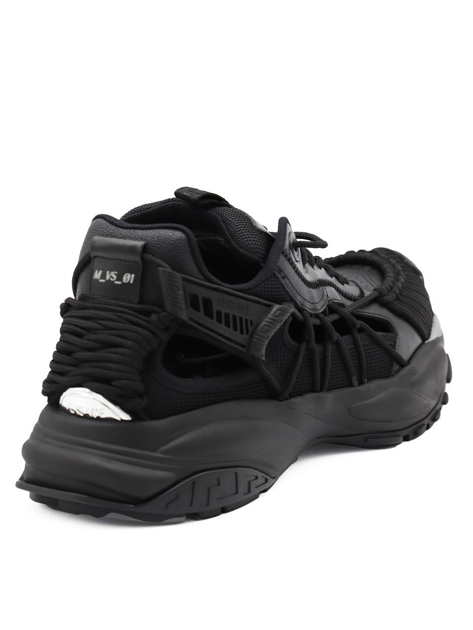 Versace shoes black store